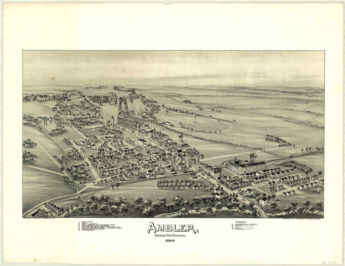 Throwback Thursday | Map of Ambler From 1894 - Around Ambler
