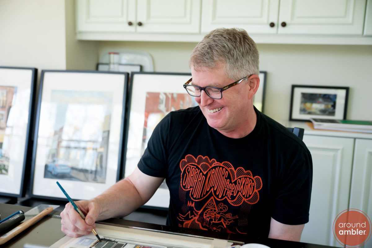 Spotlight | Watercolor Artist John Westcott - Around Ambler