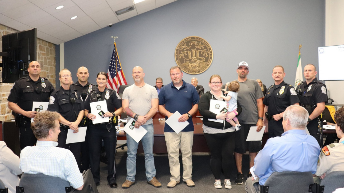 Whitpain Police Department And Supervisors Recognize Officers and ...