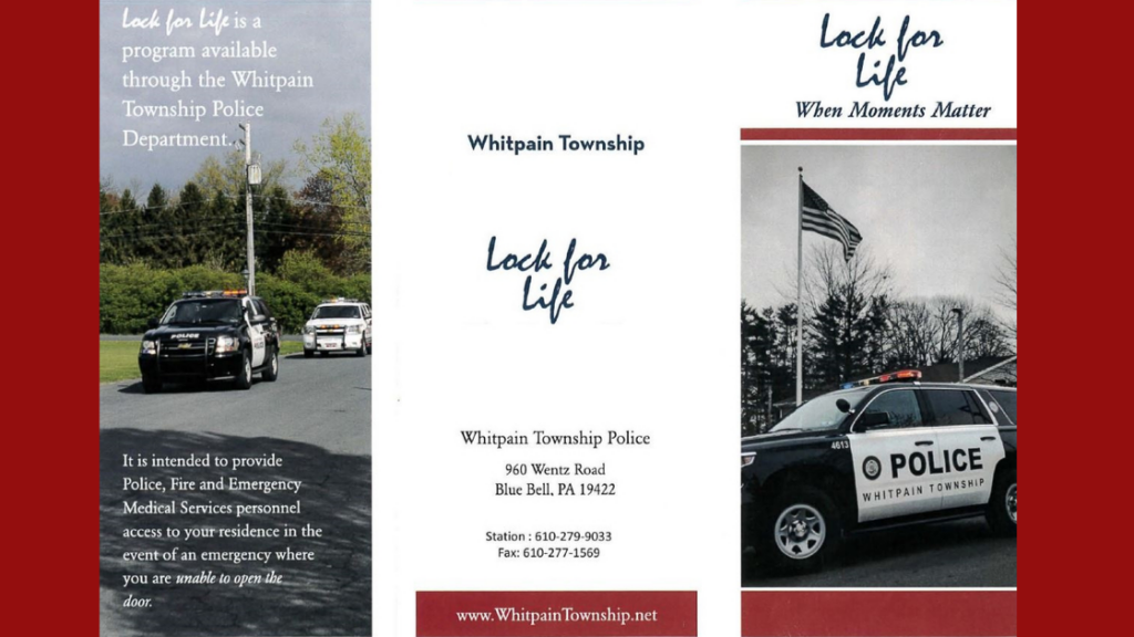 Whitpain Township Police Department Implements Lock for Life Program ...
