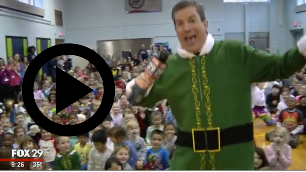 Video: Bob Kelly visits Blue Bell Elementary School for pajama day ...