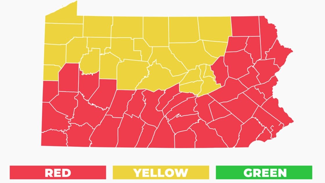 24 counties to move from phase red to phase yellow on May 8th - Around ...