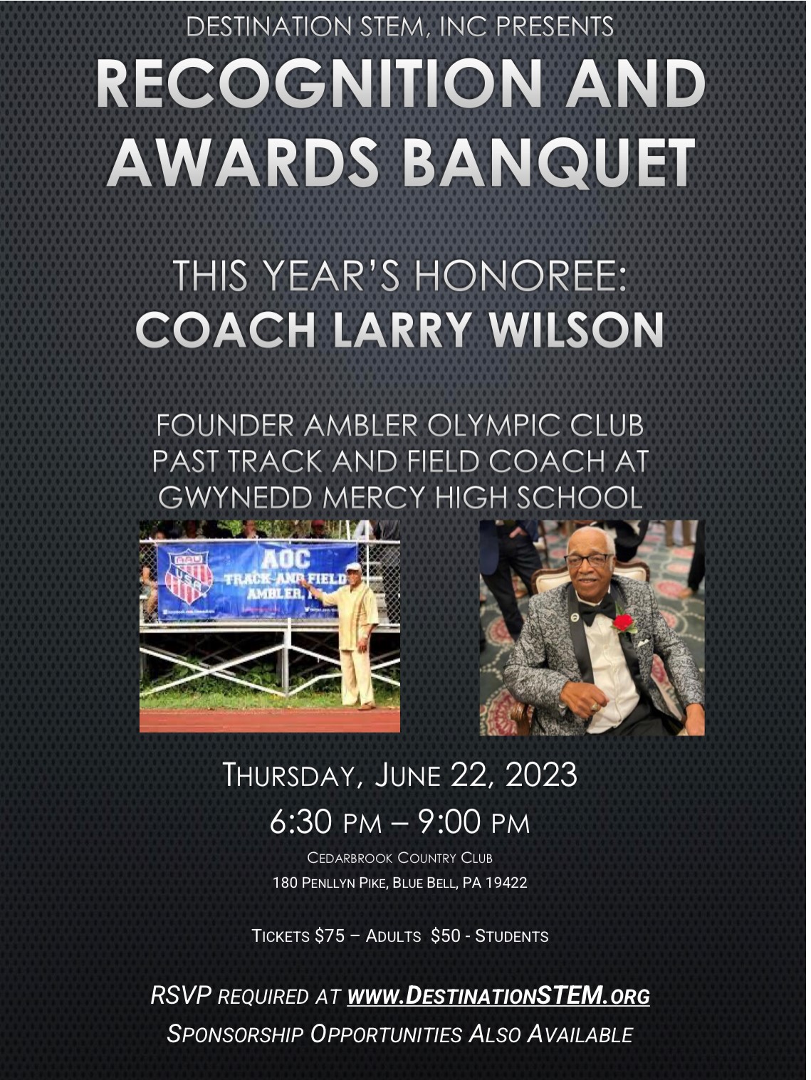 Destination STEM, Inc Recognition and Awards Banquet - Around Ambler