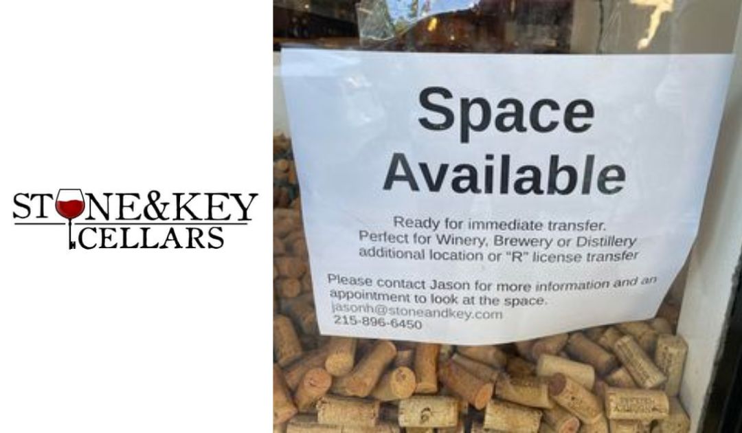 Stone & Key Cellars in Ambler exploring space rentals - Around Ambler