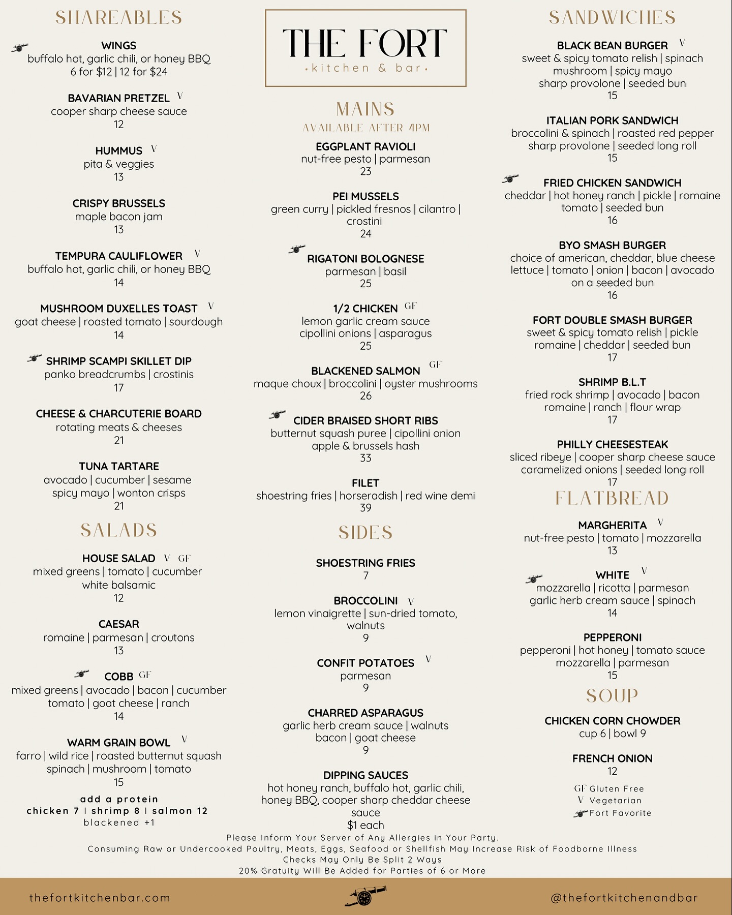 The Fort Kitchen & Bar in Fort Washington to open on November 22nd ...