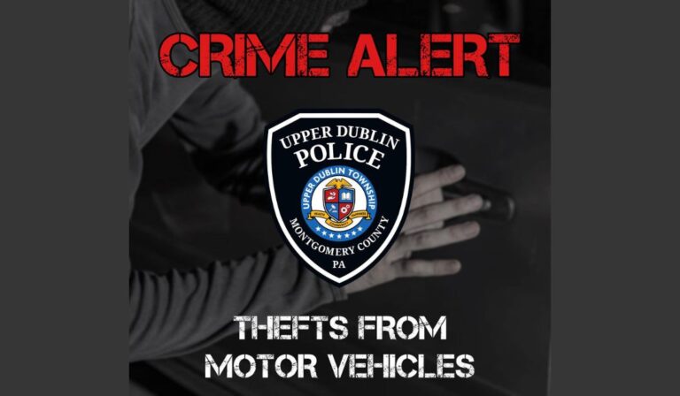 Upper Dublin police report uptick in thefts from cars, suspects armed ...