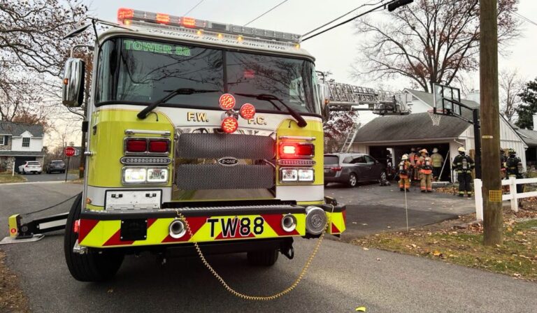 Fort Washington Fire Company controls active garage fire in Upper ...